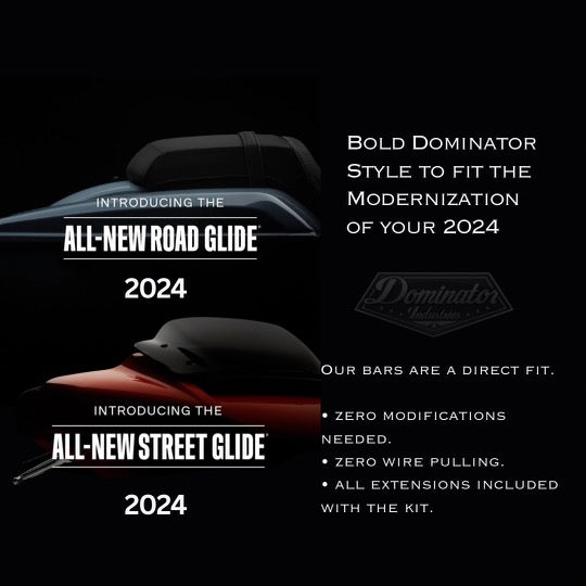 2024-2026 Touring Bars & All In One Complete Handlebar Kits – Dominator ...