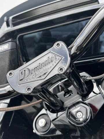 Dominator Pullback Riser & 1 1/4" Moto Bar Combination for Dyna Models ...