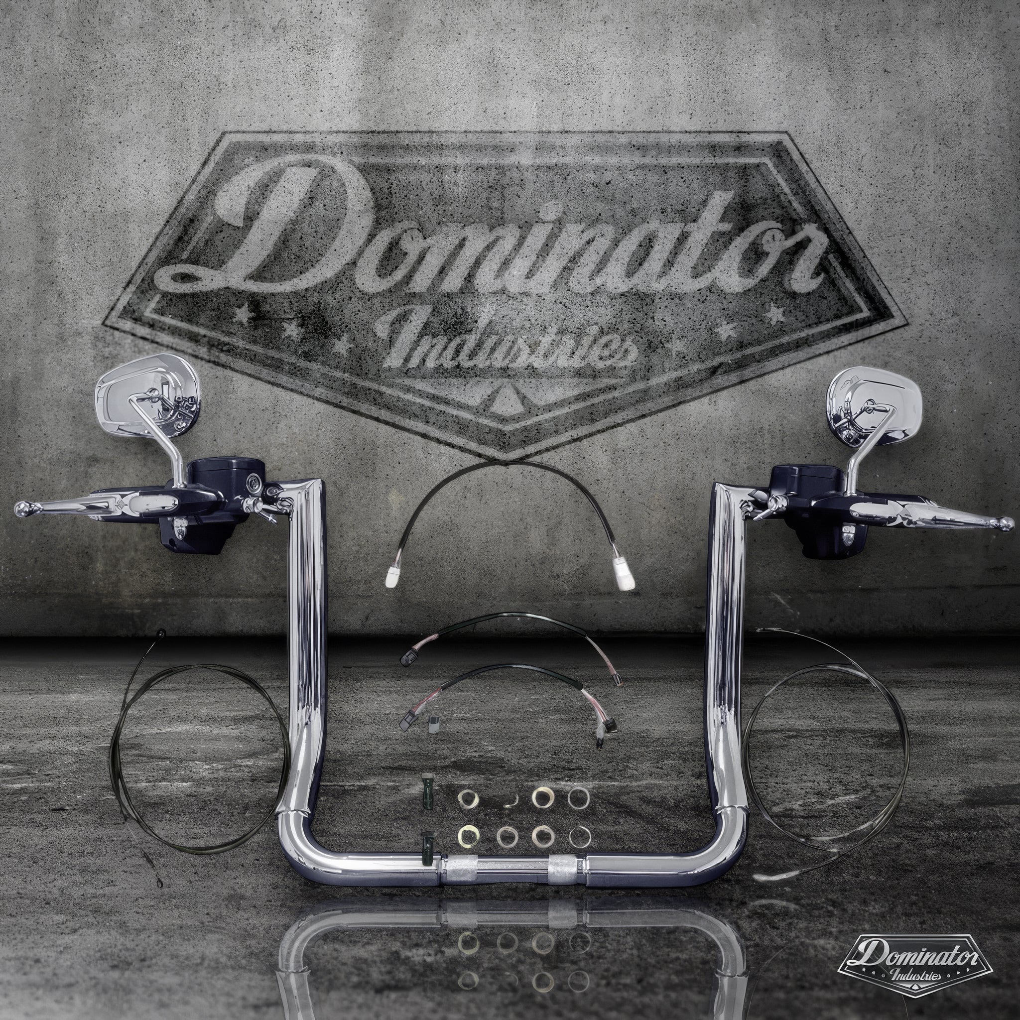 2009-2013 Big Daddy 1.5" Tri Glide Complete All In One Miter Ape Kits ...