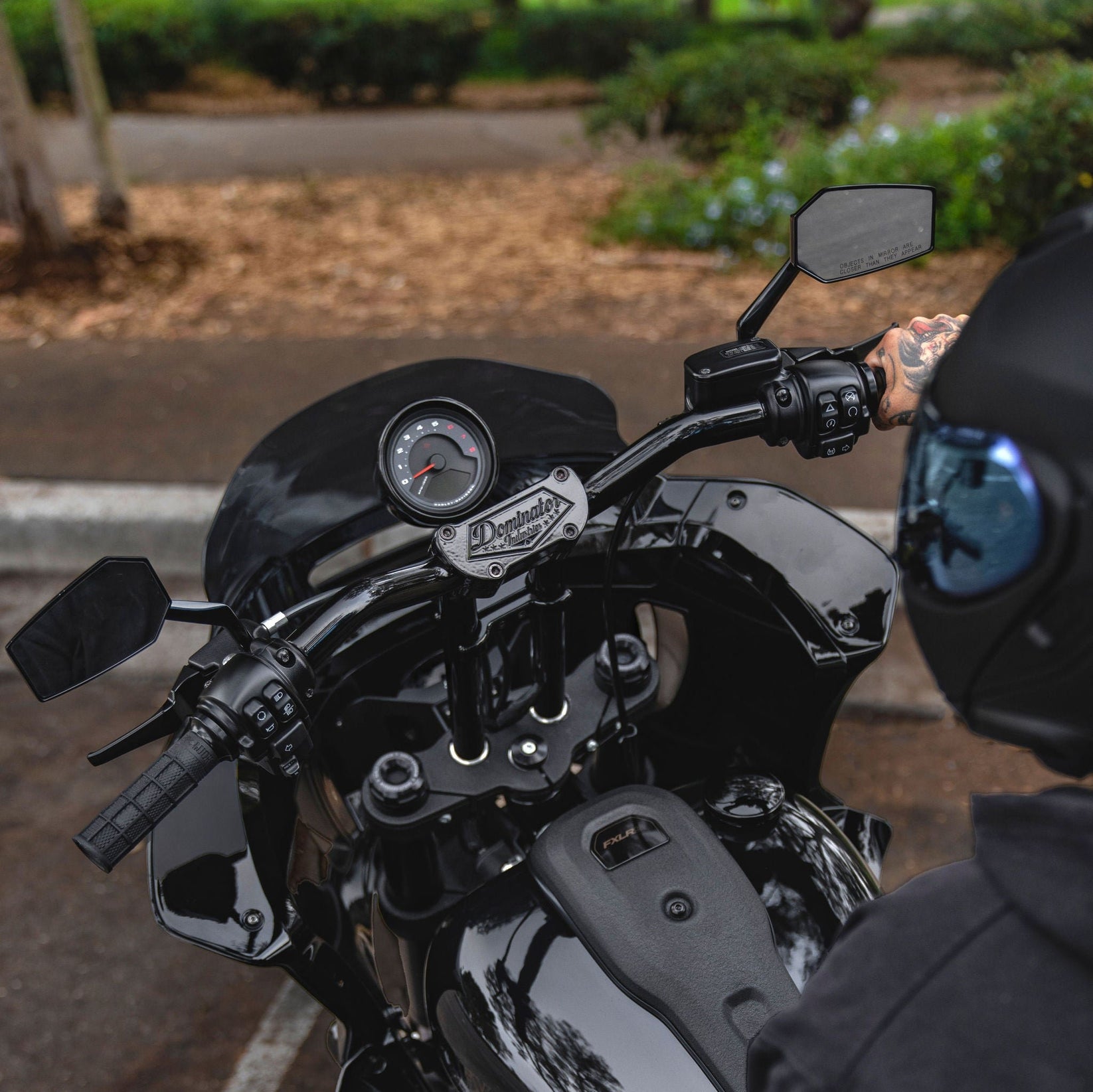 Pullback Riser & 1 1/4" Mid Bend Moto Bar All In One Kit for 2022-2024 ...