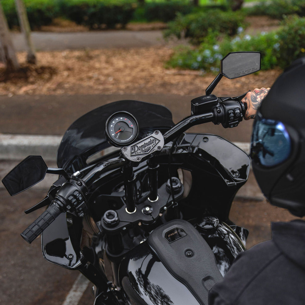 Pullback Riser & 1 1/4" Mid Bend Moto Bar All In One Kit for 2022-2024 ...