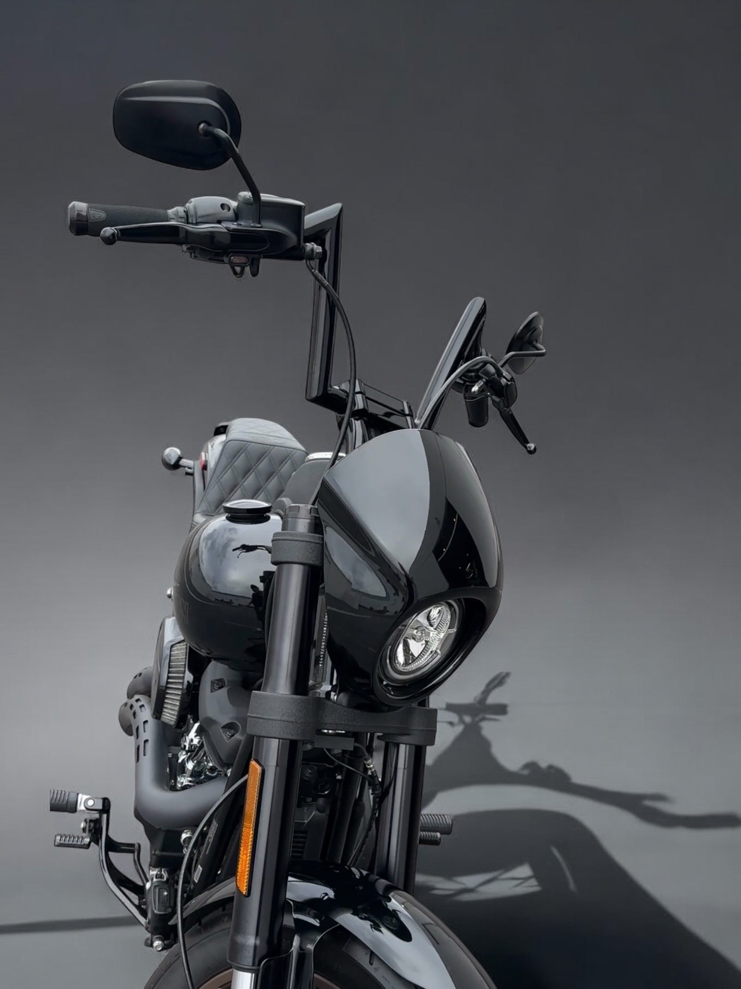 Pullback Riser & Mini Meathook Ape All In One Handlebar Kit for 2020-2 ...