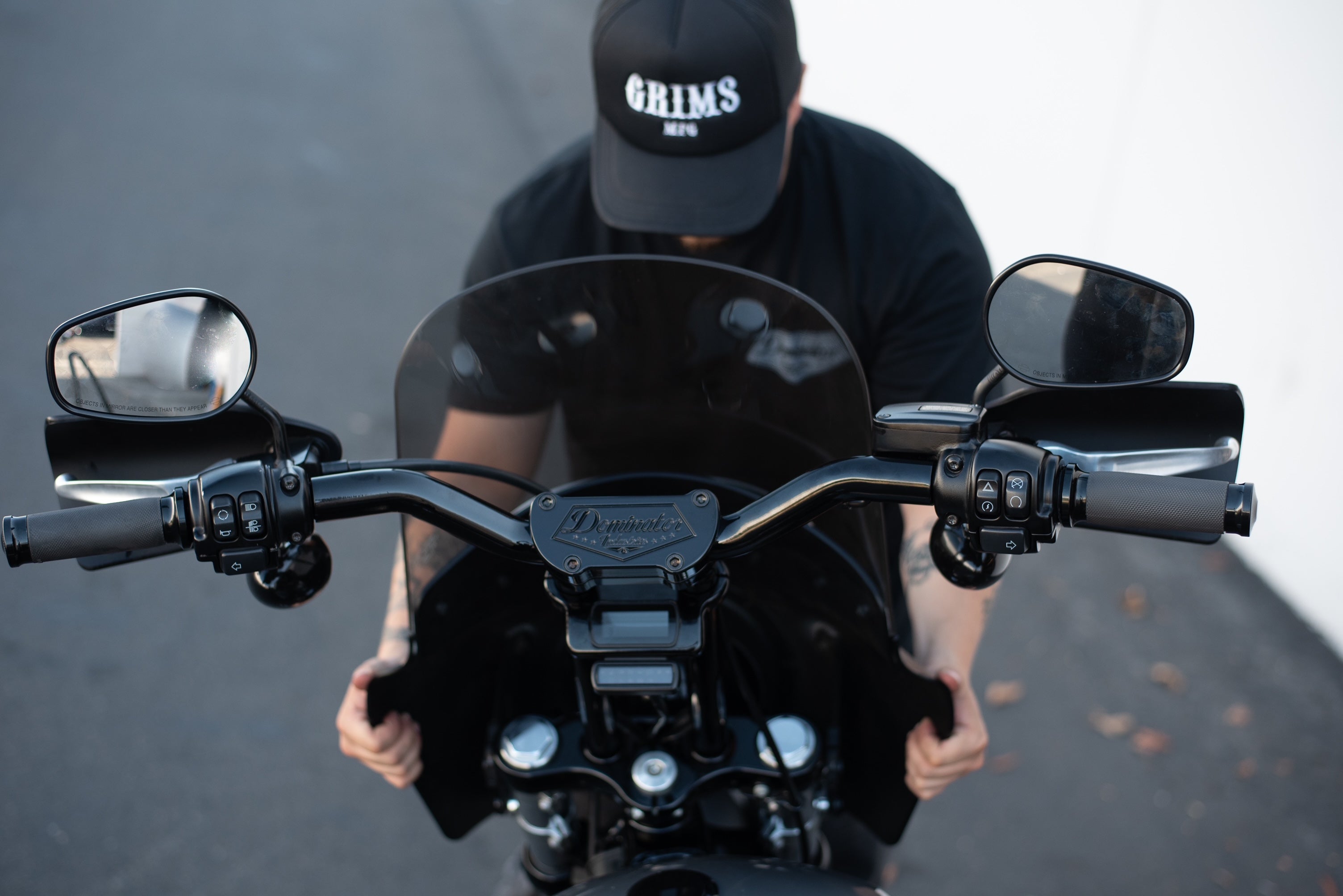 Dominator Pullback Riser & 1 1/4" Moto Bar Combination All In One Kit ...