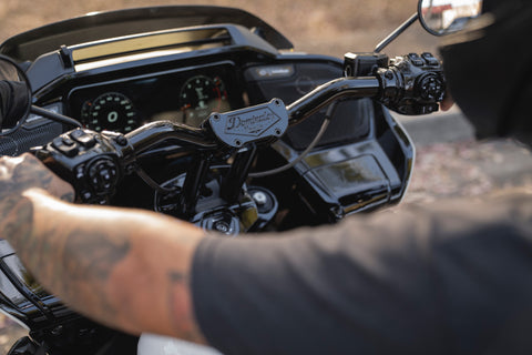 Dominator Pullback Riser & 1 1/4" Low Bend Moto Bar Combination for 20 ...