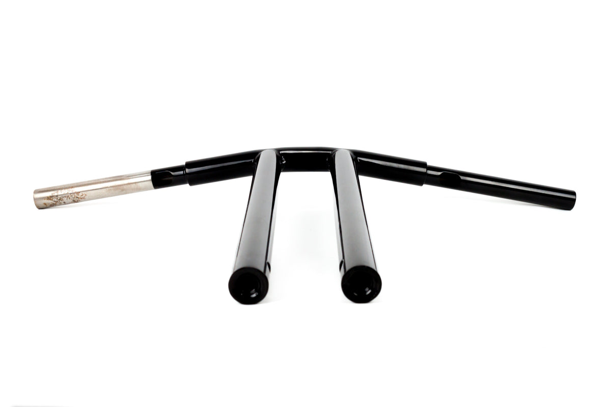 Club Style T-Bar, 1 1/4 Diameter, 16 Inch Rise, Gloss Black/Flat Black ...