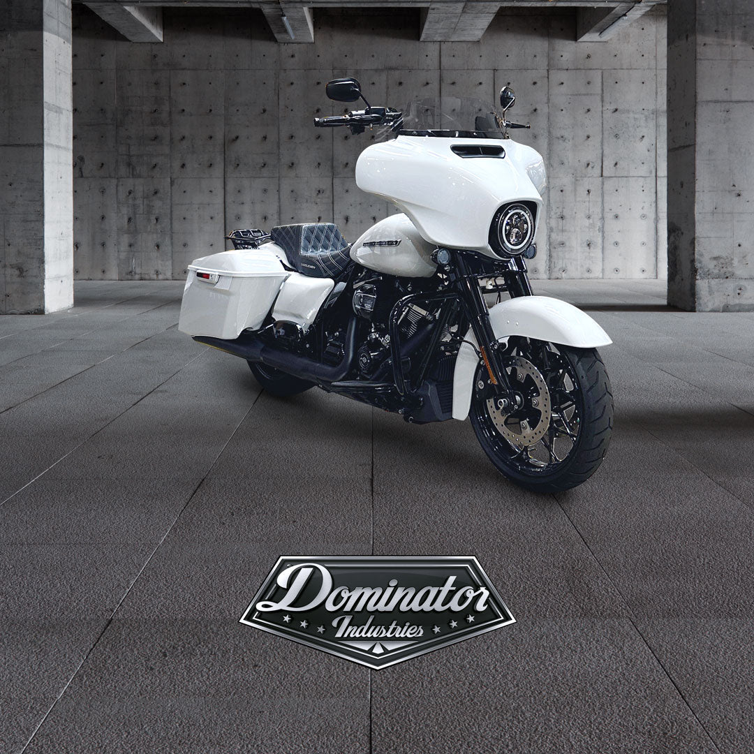 Pre-Wired 12" Big Daddy 1 ½" Miter Bagger Bars Gloss Black Fits 2014-2 ...