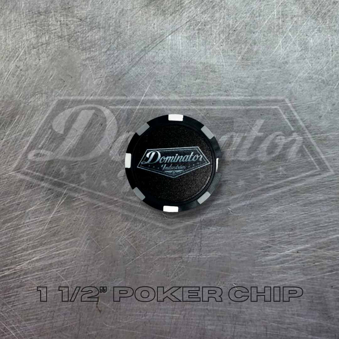 Poker Chip With 5 Piece Sticker Pack – Dominator Industries