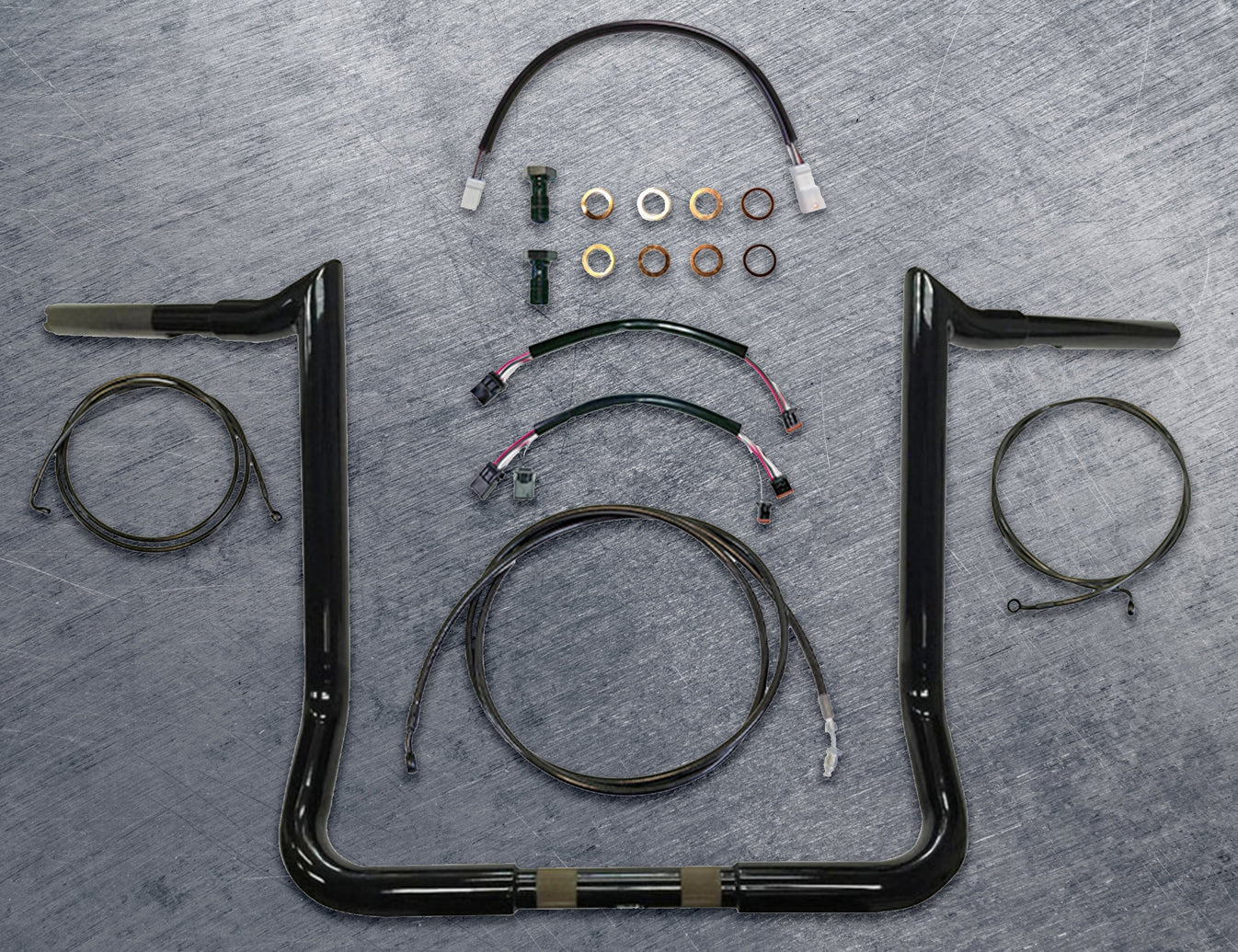 Meathook Ape Hanger for 2014-2024 Electra Glide/Ultra Complete All In ...